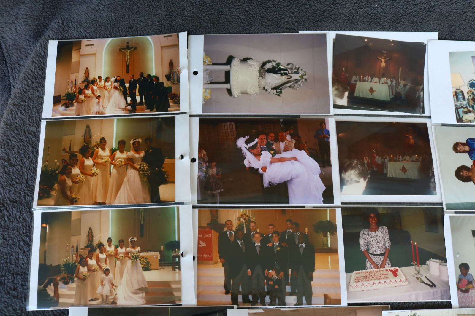 Vintage Lot Personal Photographs 80s Wedding Prom Baby Women Polaroid ...