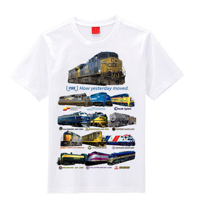 CSX Heritage HOW YESTERDAY MOVED Train T-Shirts | eBay