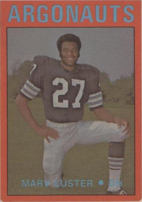1972 O-Pee-Chee Canadian Football League Marv Luster #34 for sale | eBay
