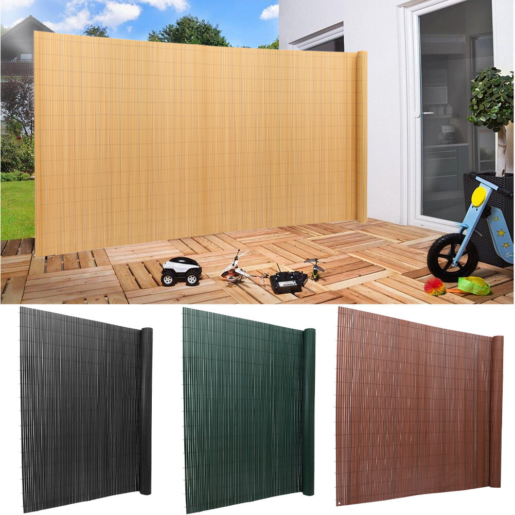Pvc Garden Privacy Panel Enclo 6ft H (1 Screen W/ Planter) Outdoor