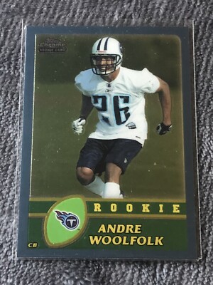 2003 Topps Chrome Andre Woolfolk RC #221 Tennessee Titans | eBay