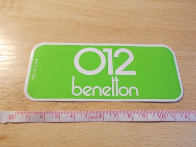 Sticker 012 Benetton | eBay