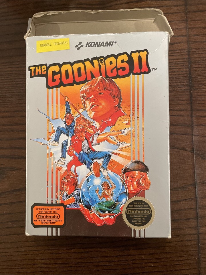 The Goonies II 2 NES Complete in Box CIB Nintendo NES Konami Tested | eBay