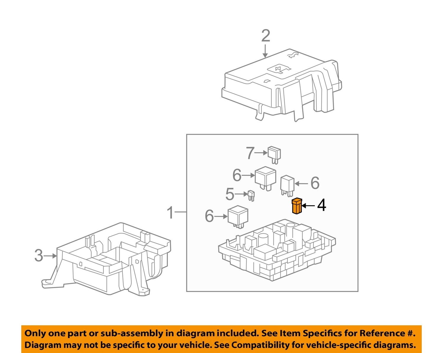 GM OEM 03-15 Captiva Sport Electrical Electrical Components-Fuse ...
