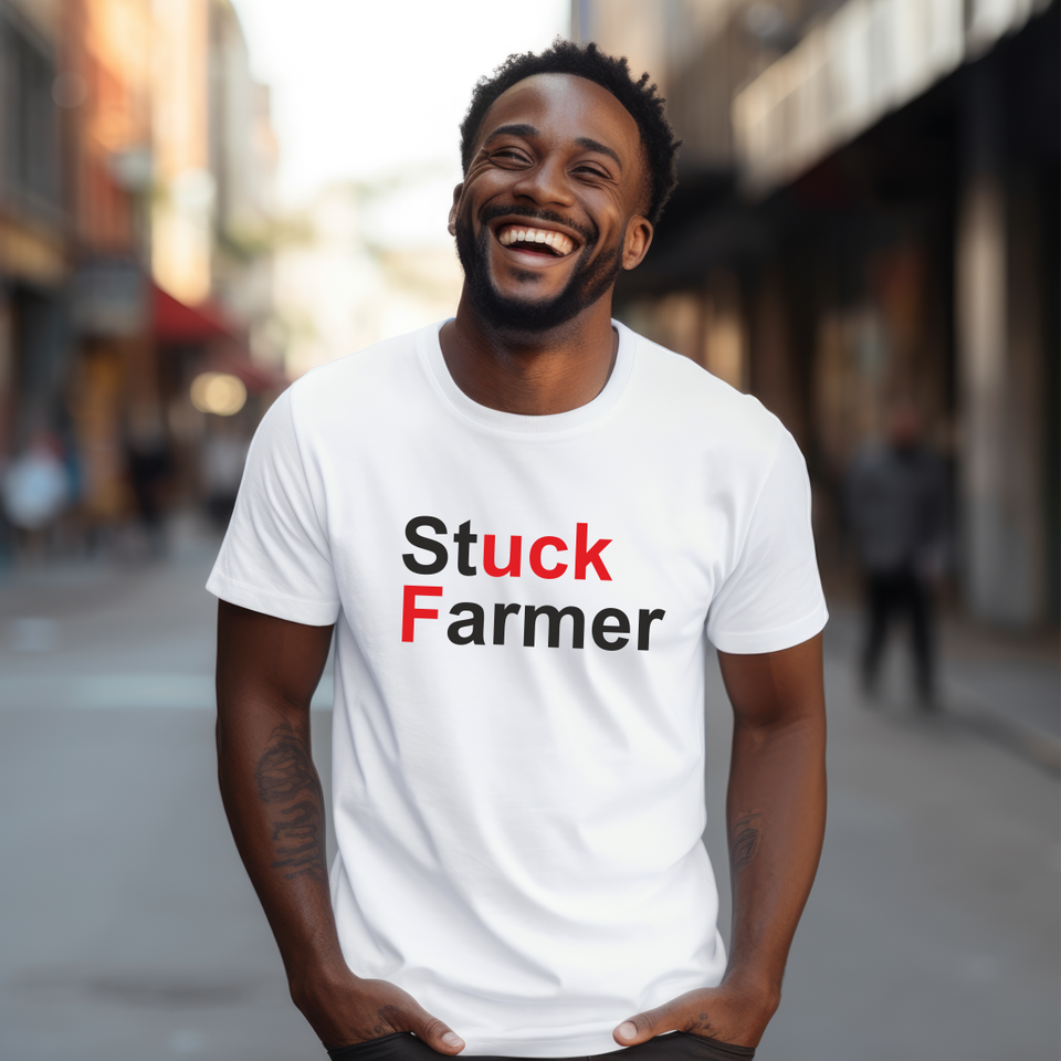 Stuck Farmer Funny T-Shirt F*ck Starmer Keir Starmer Labour Political T ...