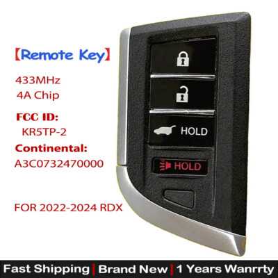 New For 2022-2024 Acura RDX Smart Key 4B Hatch HOLD KR5TP-2 72147-TJB ...
