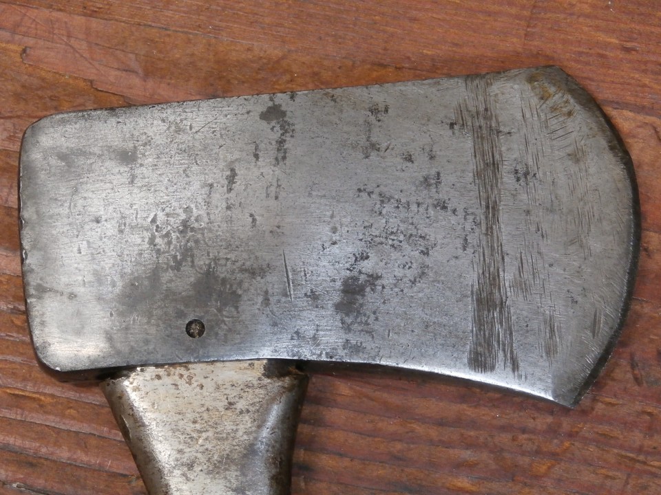 Antique "MARBLE'S SAFETY POCKET AXE" Hound/Hare For Display, Parts, Or ...