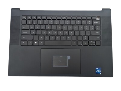 New OEM Dell Precision 5680 5690 Palmrest &Touchpad Backlit Keyboard ...
