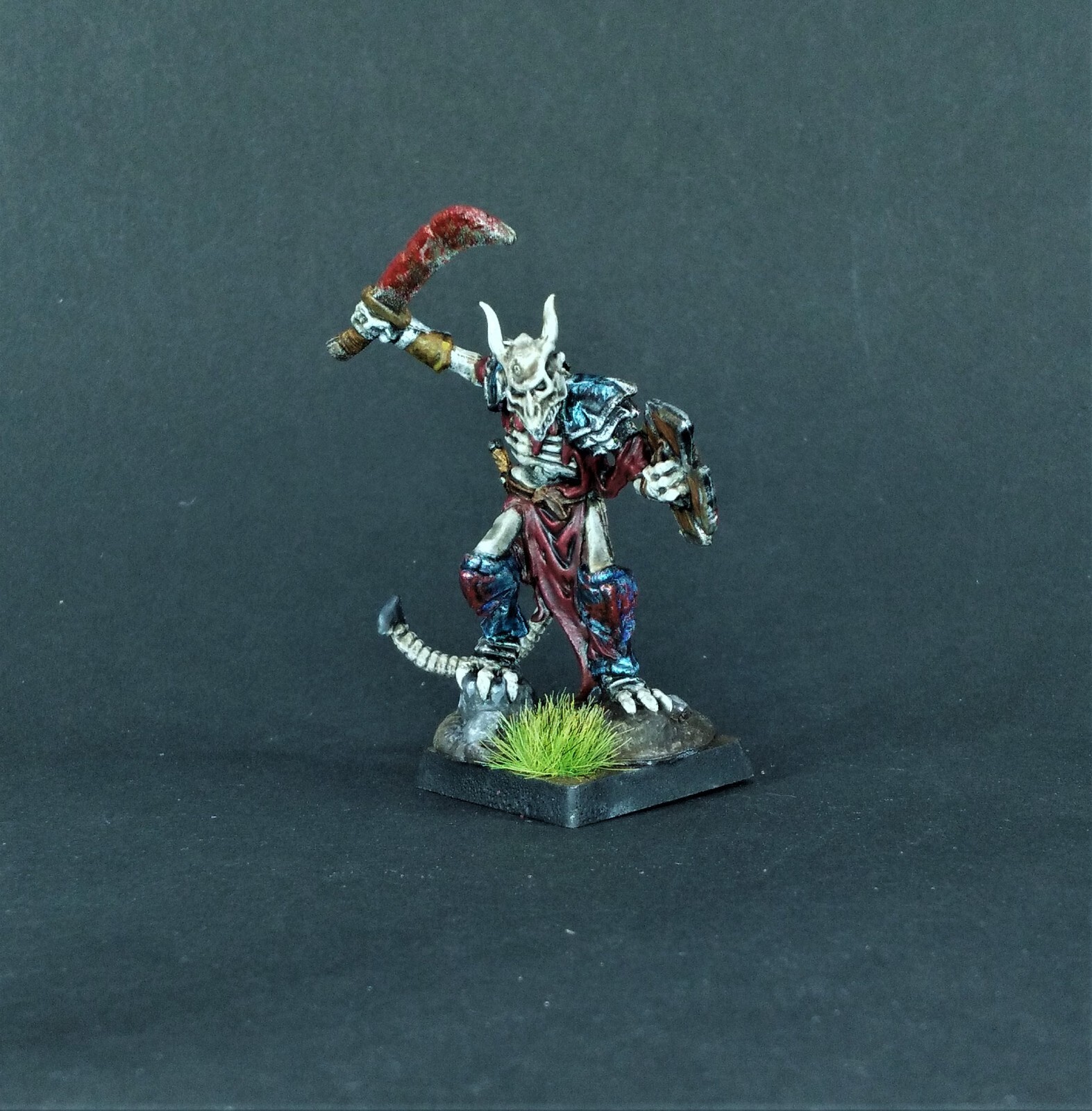Reaper Bones Miniature Undying Lizardfolk Skeleton Undead Painted | eBay