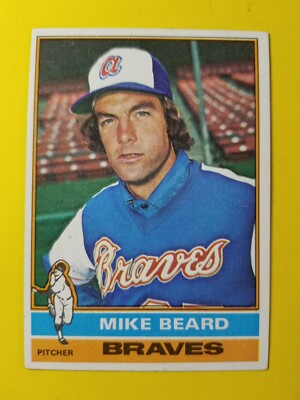 VINTAGE MIKE BEARD #53 ATLANTA BRAVES - 1976 TOPPS MLB BASEBALL | eBay