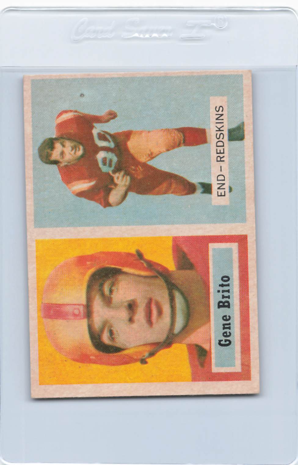1957 Topps #48 Gene Brito Redskins EX/MT *DA-A6969 | eBay