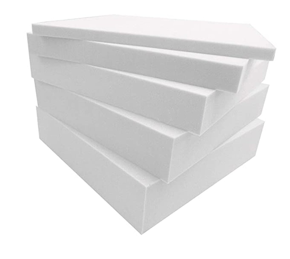 High Density White Firm Foam Sheet For Upholstery Cushions Cut to Any ...