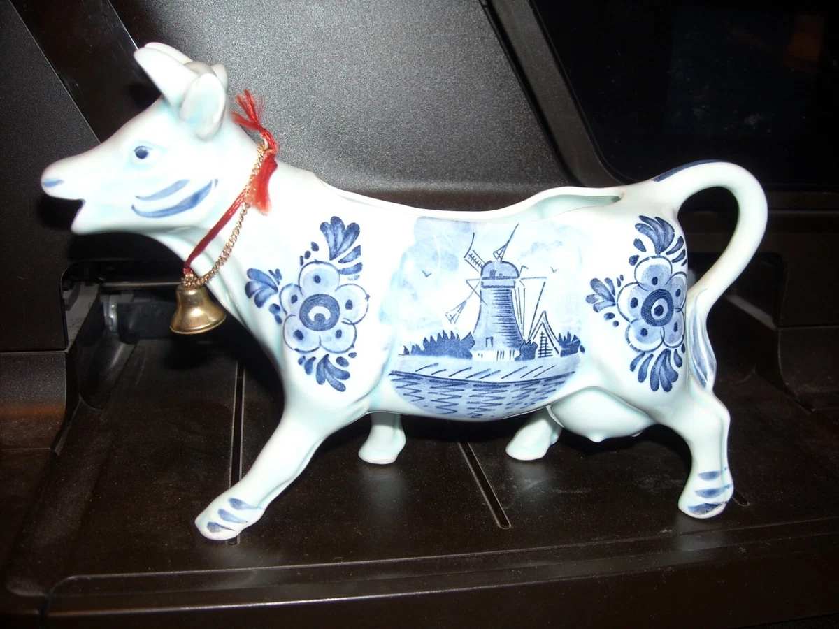 Cow Creamer Delft Windmill Bell