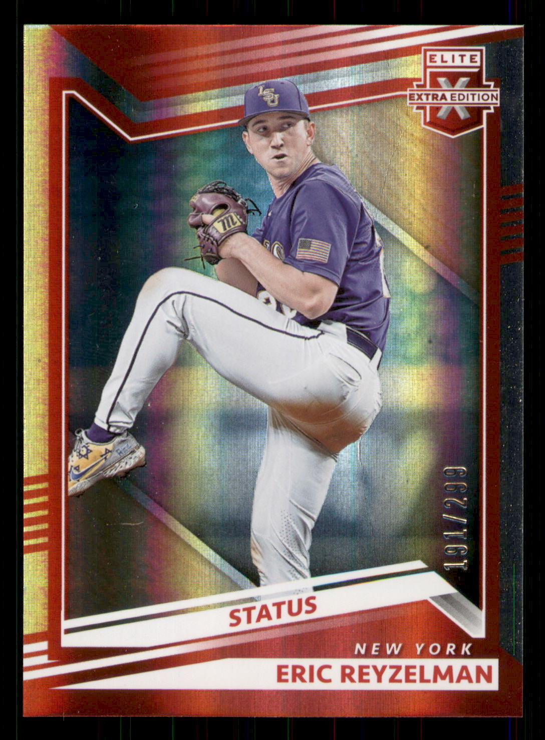 2022 Panini Elite Extra Edition - Status Red #160 Eric Reyzelman /299 ...