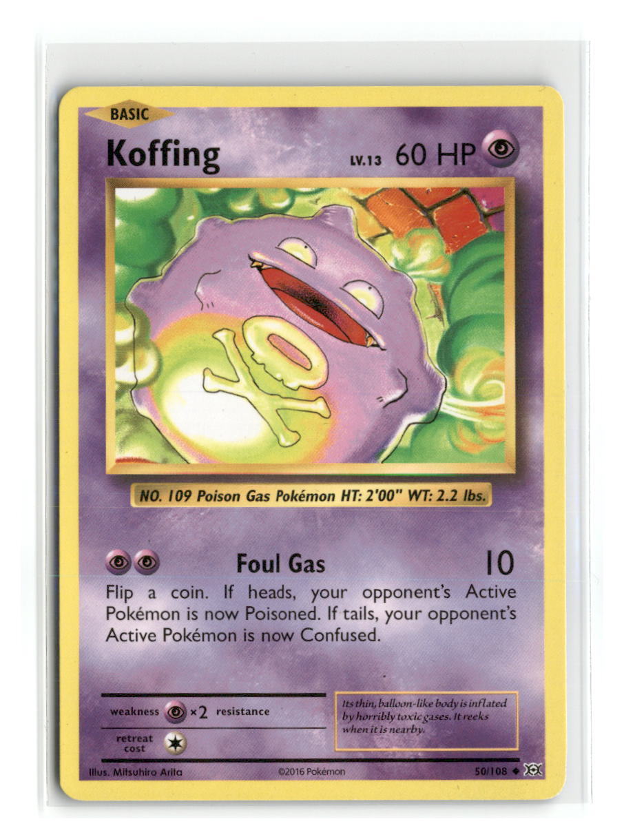 Koffing - #50/108 - Pokemon TCG Card-LP | eBay