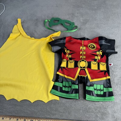 Build A Bear Robin Costume Clothes Stuffed Animal Plush Outfit 4pc Set ...