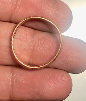 Beautiful Protecton Amulet Pure Copper Punjabi Hindu Sikh Ring Challa ...