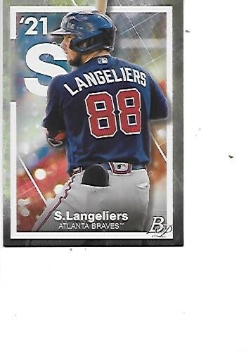 Shea Langeliers 2021 Bowman Platinum SI Insert MLB Card PE-28 Atlanta ...