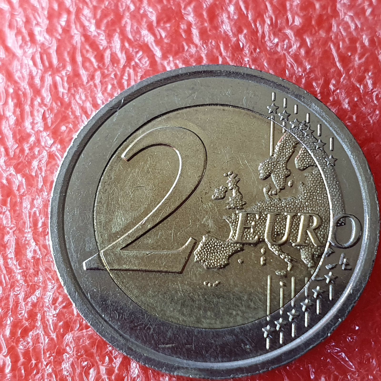 moneta rara da due 2 € euro commemorativa conio 1813 2013 Giuseppe G ...