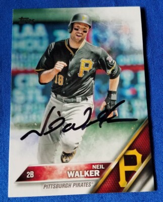 2016 Topps #197 Neil Walker Autograph Pittsburgh Pirates | eBay