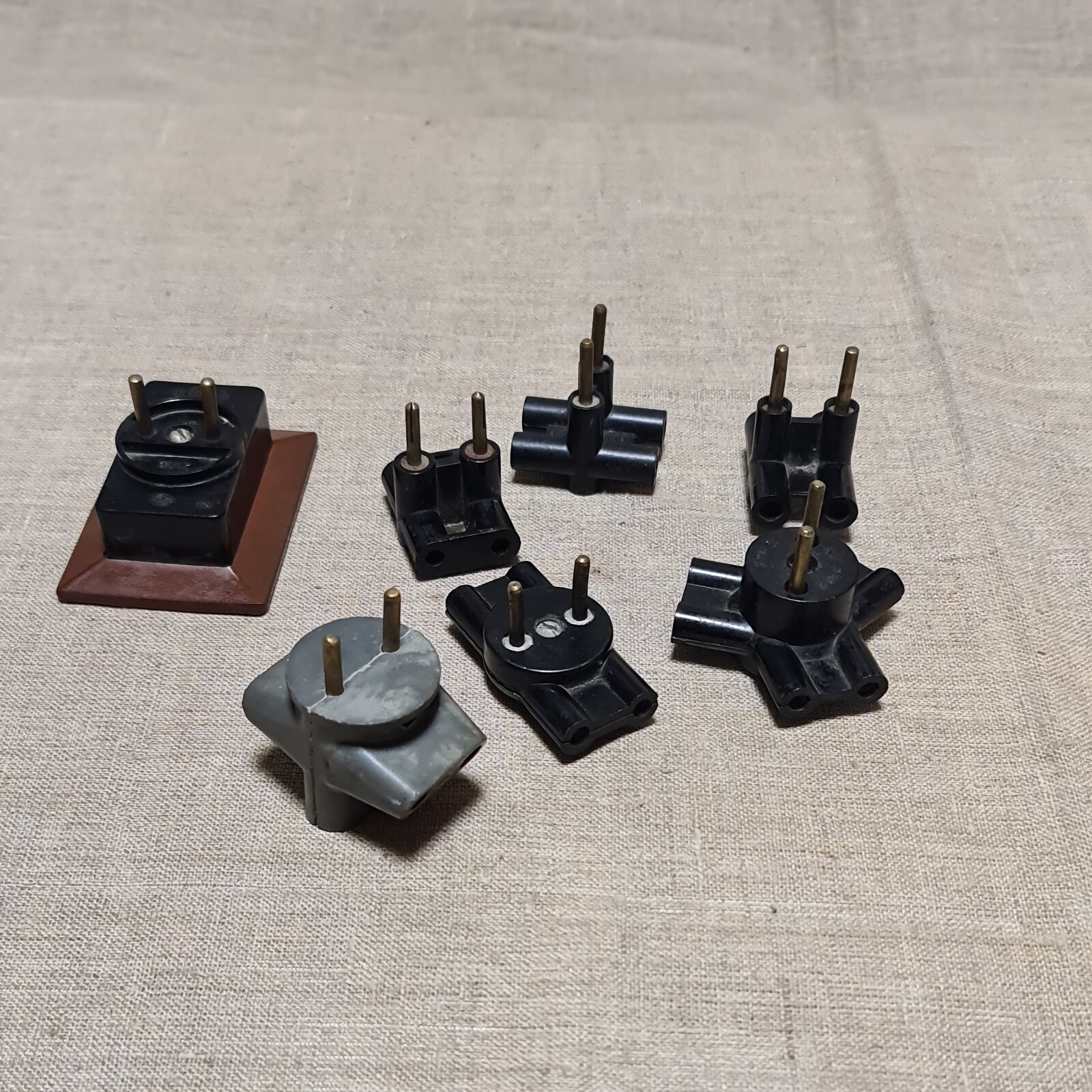 Soviet vintage electrical plug tee 250V. 6A. 7 adapter. | eBay