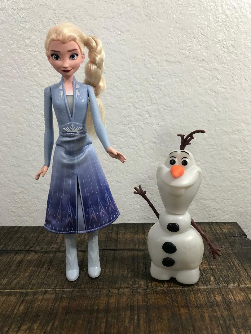 Disney Frozen 2 II Talk And Glow Olaf And Elsa Remote Control | eBay