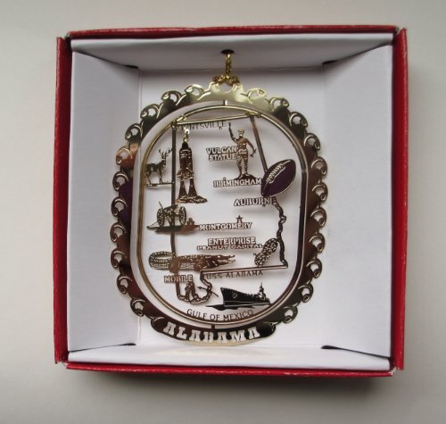 Alabama State Ornament Brass 91888736242 | eBay