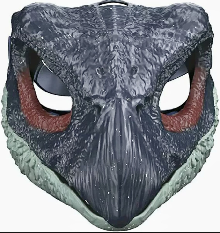 Jurassic World Dinosaur Mask Blue Velociraptor - 💥Multiple Options ...