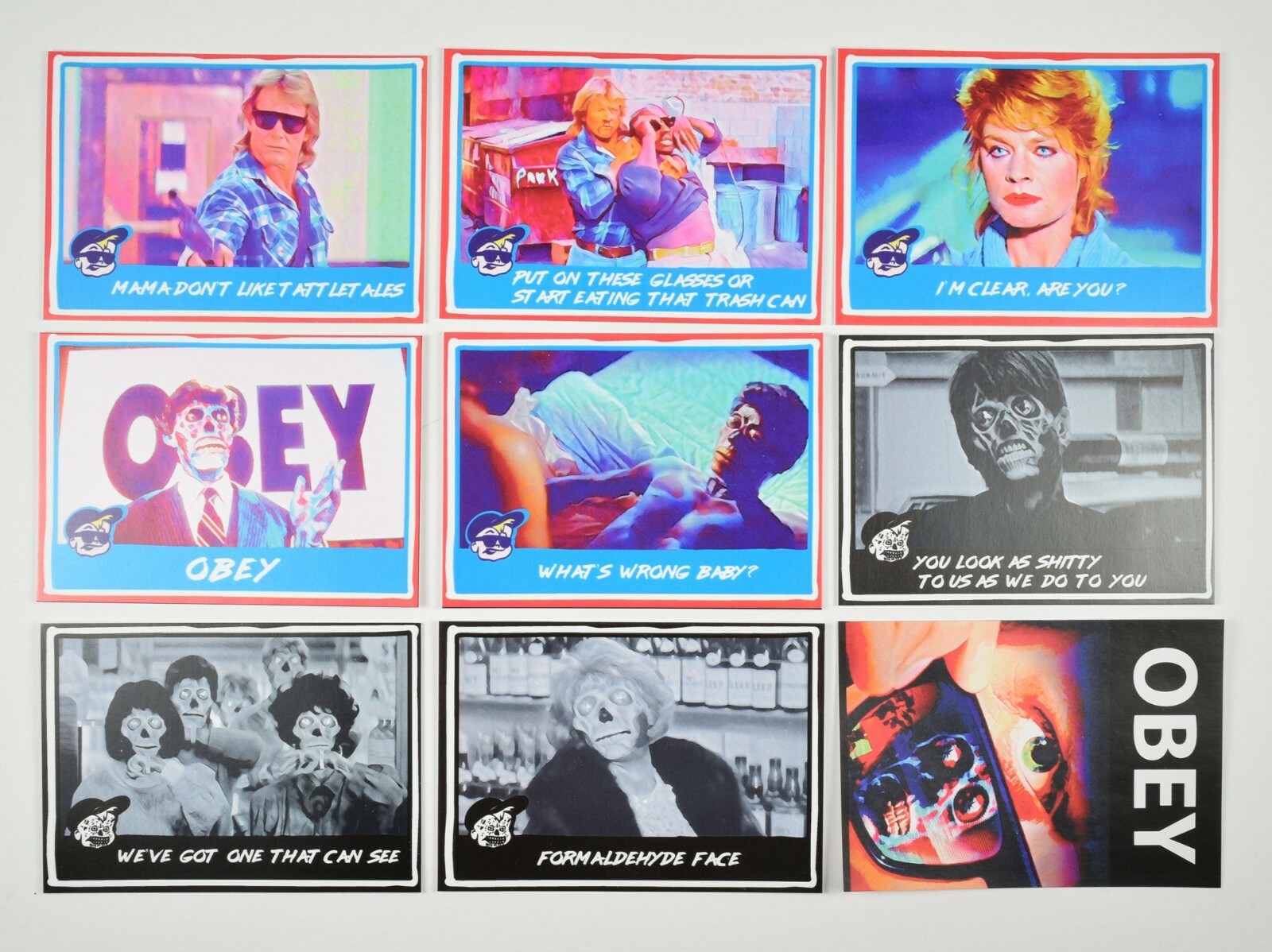 NEW Rowdy Roddy Piper They Live WWF SSFC Super Secret Fun Club Cards ...