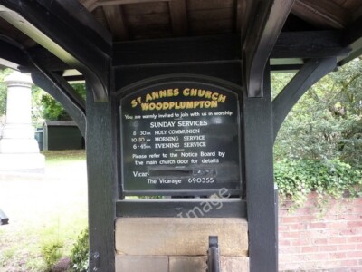 Photo 6x4 St Anne's Church, Woodplumpton, Sign Lower Bartle c2010 | eBay UK