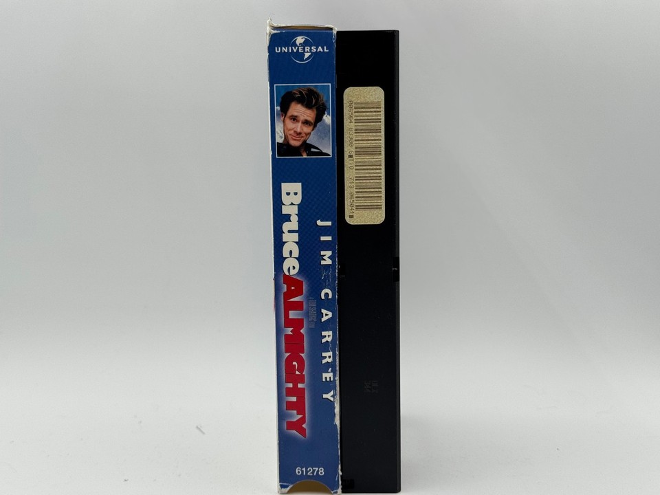 Bruce Almighty (VHS, 2003) - Jim Carrey Cult Classic Comedy Film ...