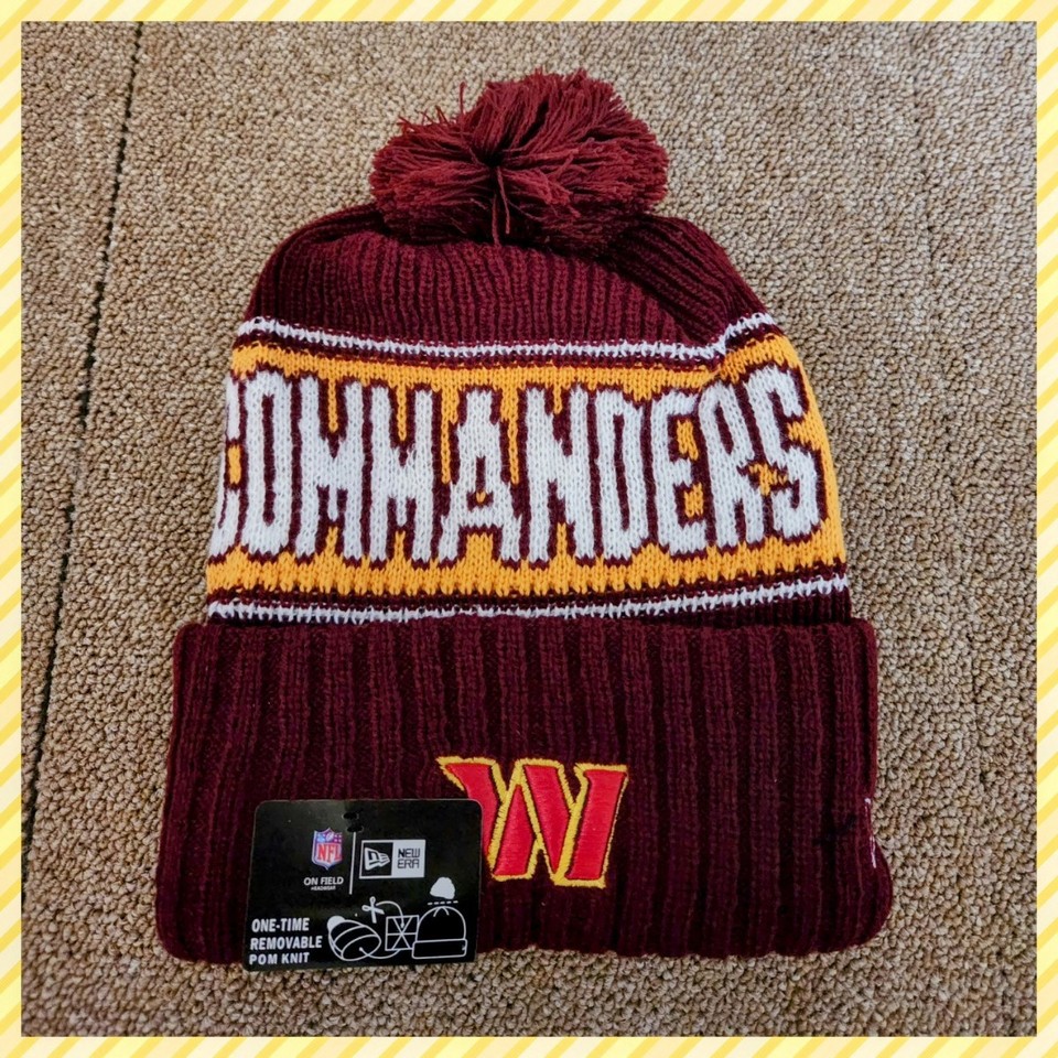 WASHINGTON COMMANDERS NFL FOOTBALL BEANIE HAT. | eBay
