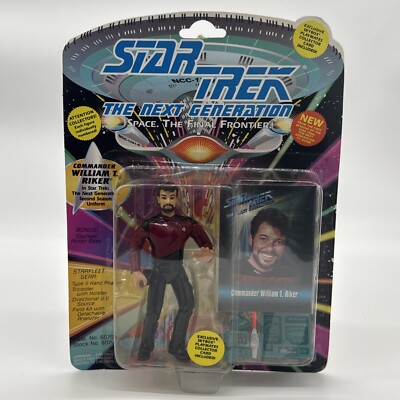 Star Trek The Next Generation Commander William Riker Figure Playmates ...
