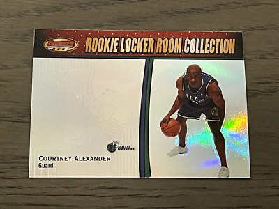 2000-01 Bowman’s Best Rookie Locker Room Collection Courtney Alexander ...
