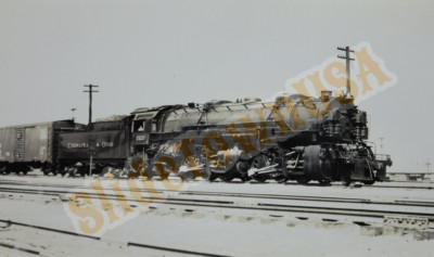Vtg Train Photo 1527 Steam Engine C&O RR 2-6-6-2 Cincinnati OH P00039 ...