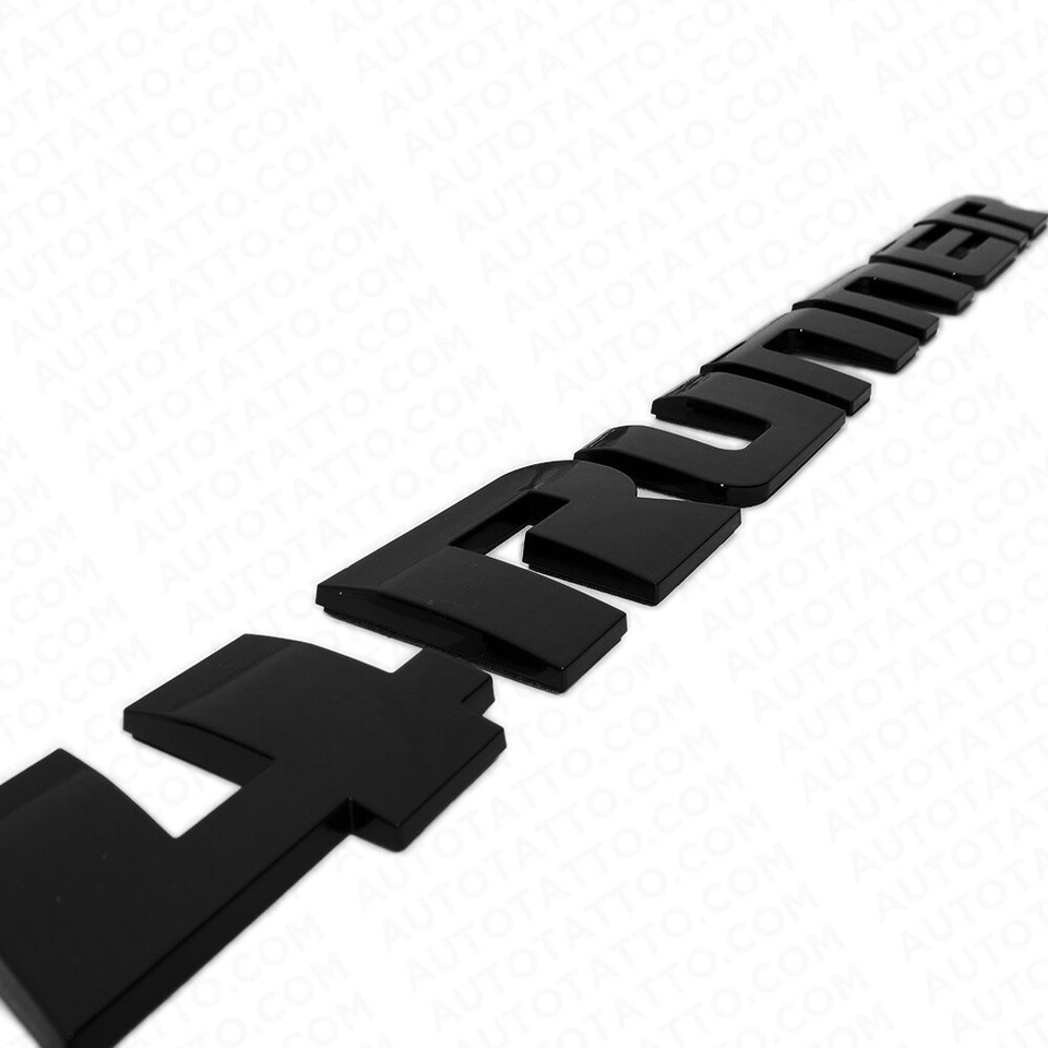 Gloss Back 4Runner Liftgate Nameplate Emblem Badge Logo Tailgate Rear ...