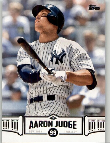 2018 Topps Aaron Judge Aaron Judge Highlights #AJ-28 New York Yankees ...