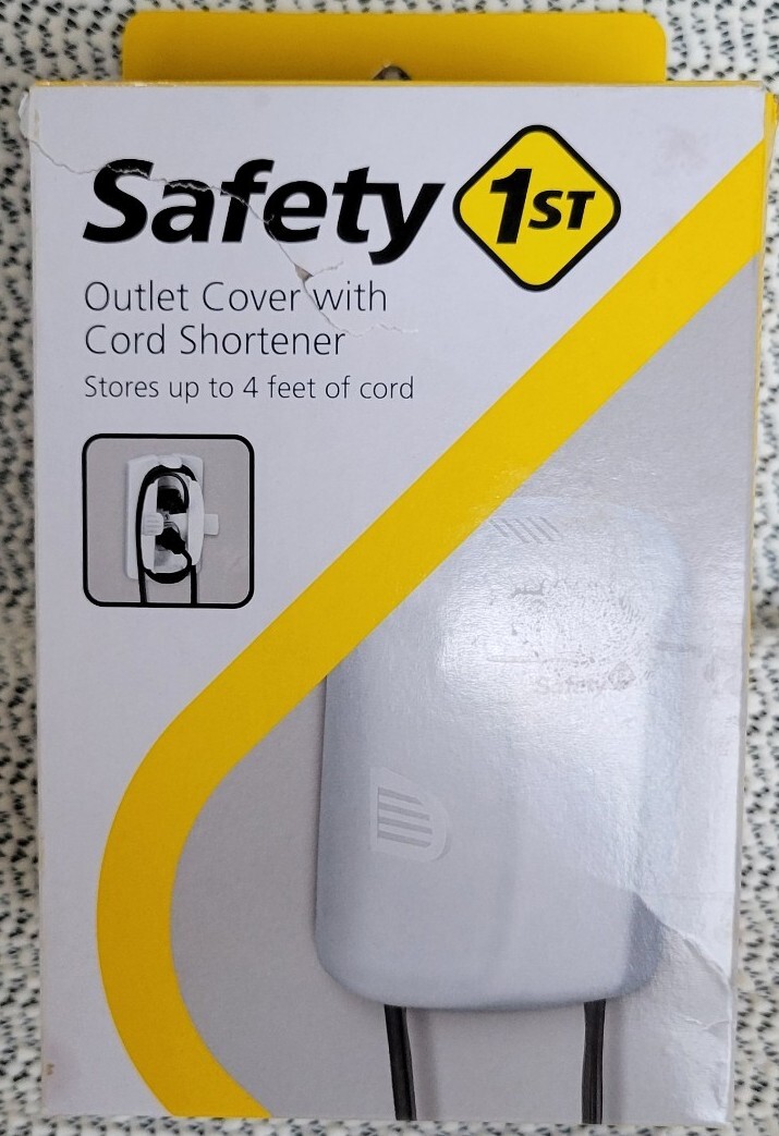 Safety 1st Outlet Cover With Cord Shortener (Open Box) | eBay