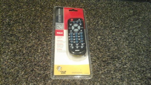 RCA RCR503BR UNIVERSAL 3-DEVICE Palm Size Remote Control | eBay