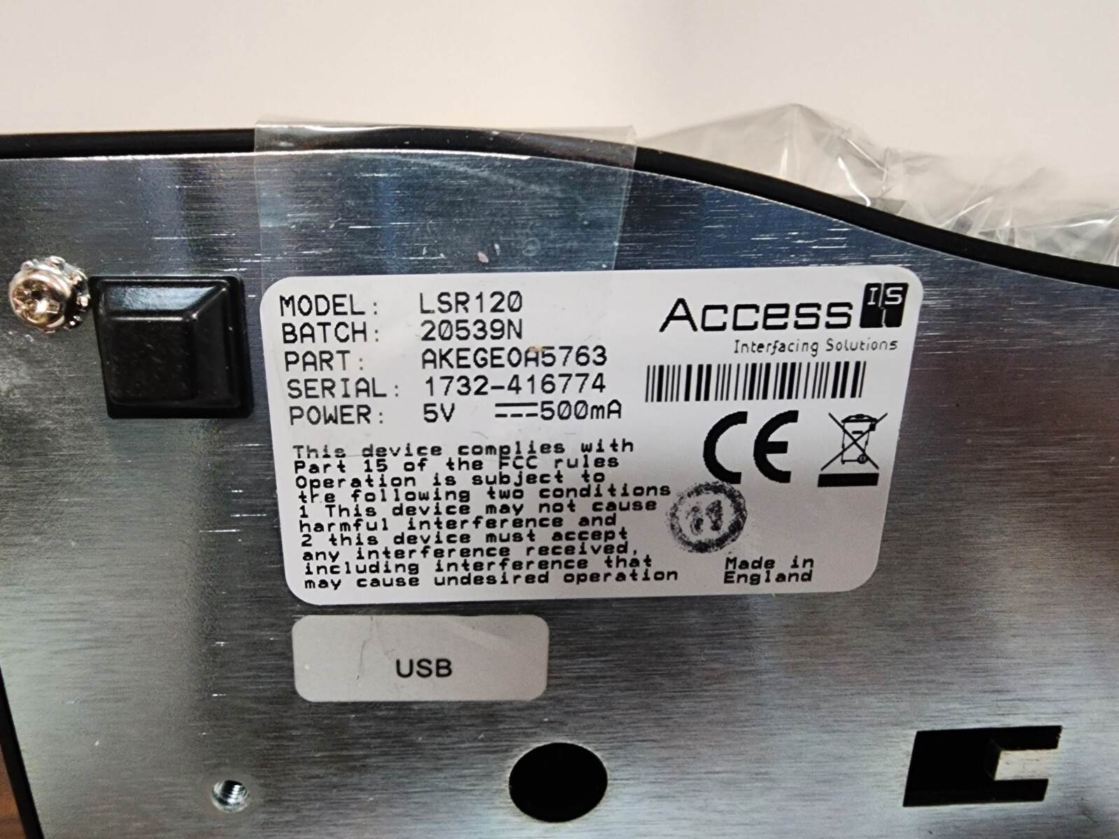 Access LSR120 AKEGE0A5763 USB for sale online | eBay