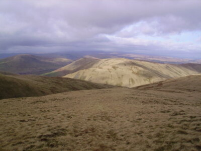 Photo 6x4 From Taffergill Hill Howgill/SD6396 Uldale head in sun c2008 ...