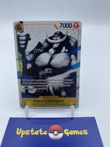 ONE PIECE TCG: Edward.Newgate Parallel ST13-004 The Three Brothers | eBay