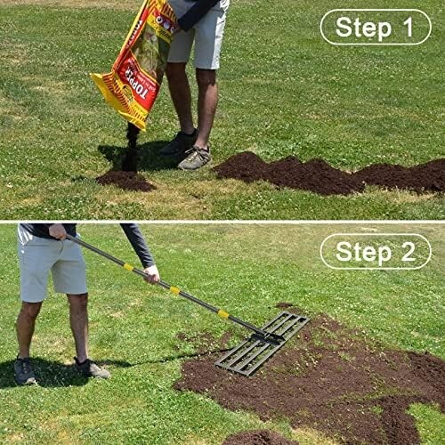 Lawn Leveling Rake | Levelawn Tool Level Soil or Dirt Ground Surfaces ...