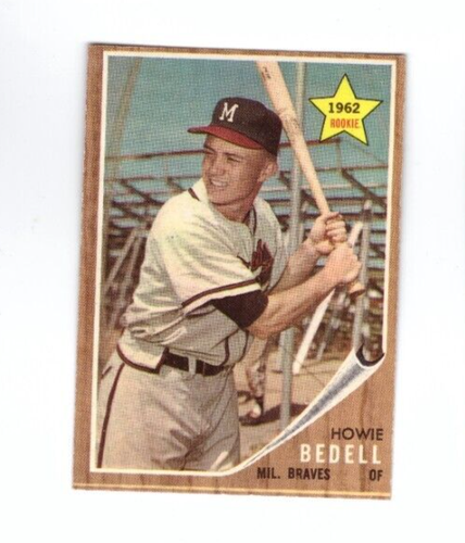 1962 Topps Baseball card # 76 Howie Bedell Braves 1962 Rookie | eBay