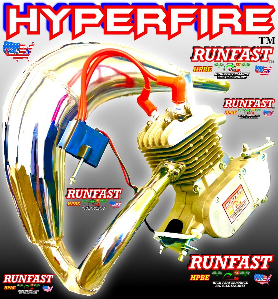 66cc/80cc engine 2 Stroke Motor Kit Petrol Motorized Bicycle Bike ...