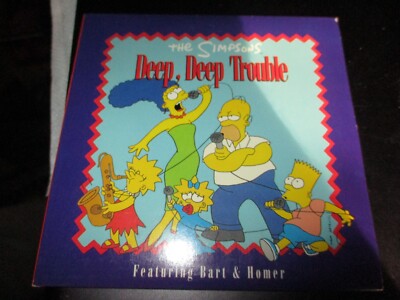 1991 THE SIMPSONS Deep Deep Trouble 4Trk Promo CD Geffen DJ JAZZY JEFF ...