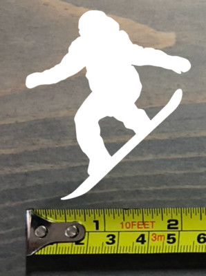 Snowboarder Sticker Decal 2.5" Snowboard Burton Lib Tech K2 Gnu Ride Die Cut | eBay