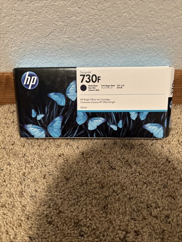 HP 730F 300-ml Matte Black DesignJet Ink Cartridge 1XB30A New Sealed | eBay