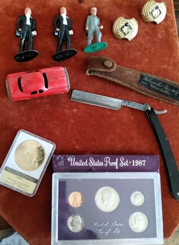 Vtg Collectibles Lot Tin Friction - COINS - BARCLAY - RAZOR #E6 | eBay