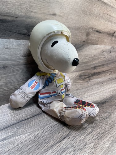 1968 Vintage SNOOPY ASTRONAUT Plush 15" w/ Helmet Peanuts Schulz RARE Ideal Toy | eBay
